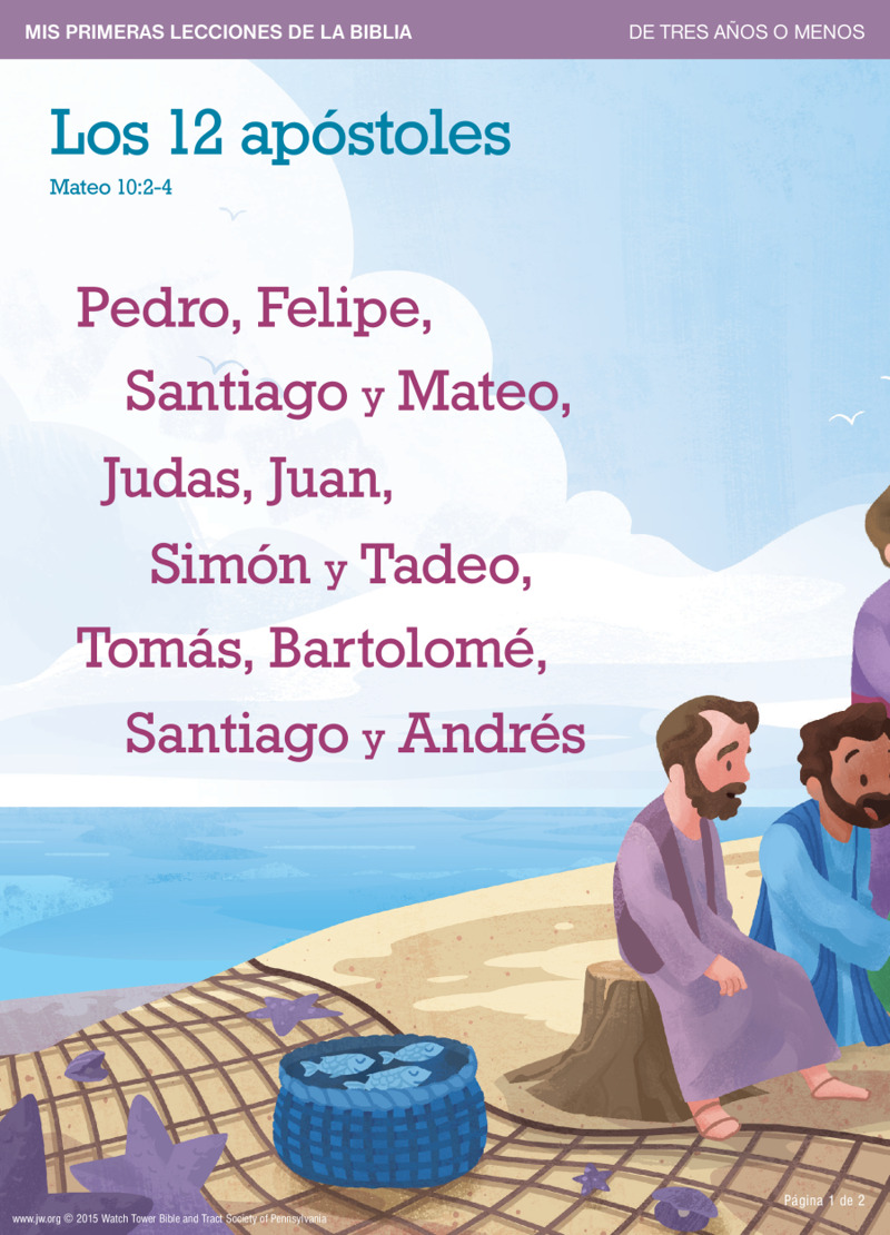 Conoce los nombres de los doce apóstoles de Jesús en la Biblia