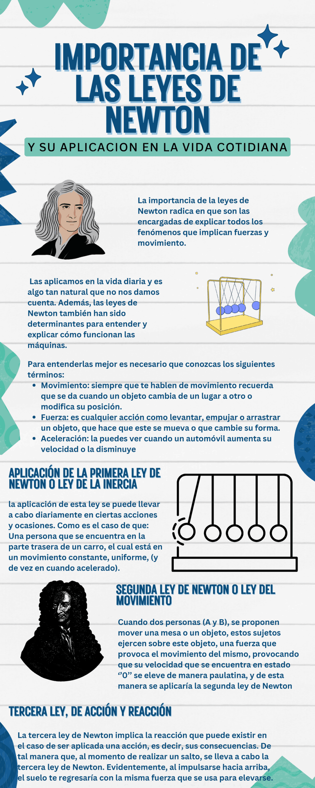Descubre Cómo Funcionan las Tres Leyes de Newton Sobre el Movimiento