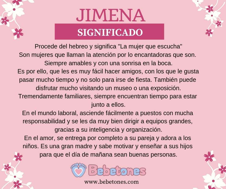 Descubre el Significado del Nombre Jimena: Origen, Historia y Personalidad