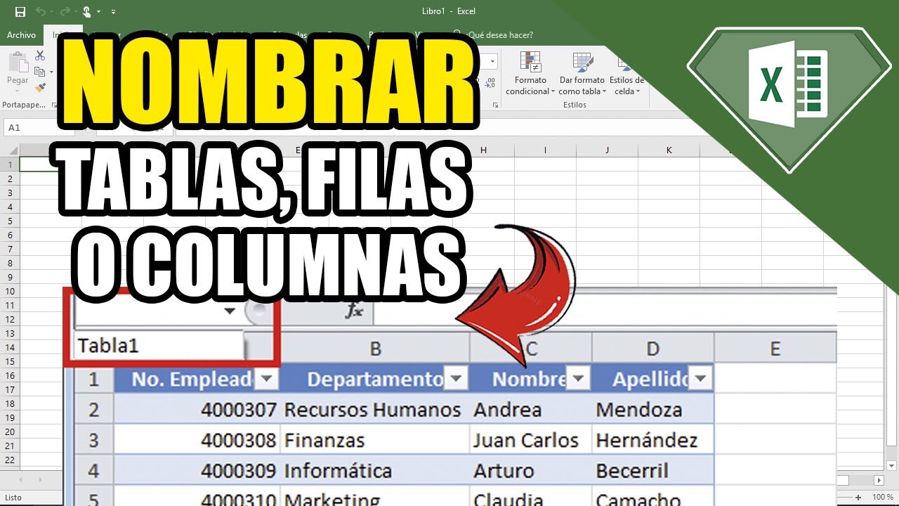 Nombrando Columnas en Excel: Una Guía Sencilla
