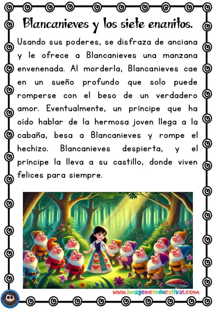 Blancanieves: Un Cuento Corto con Inicio, Desarrollo y Final