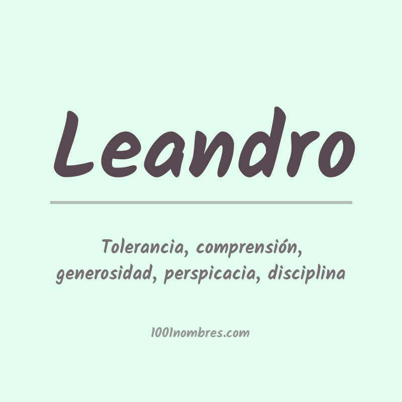 Descubriendo el Significado de Leandro y Otros Nombres Populares